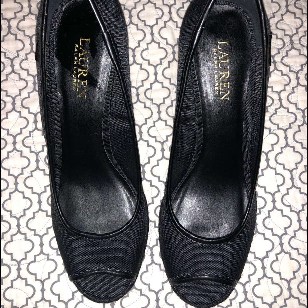 Lauren Ralph Lauren Nella Ripstop Wedge Espadrille - Gem